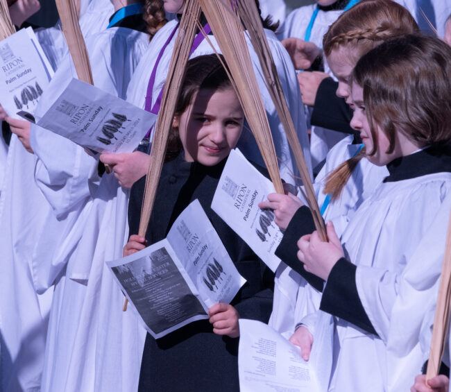 Palm Sunday with Procession from Market Square